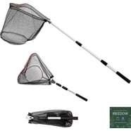 8-Inch Fishing Net – Lightweight Aluminum, Steel and Nylon Bait Net for ...