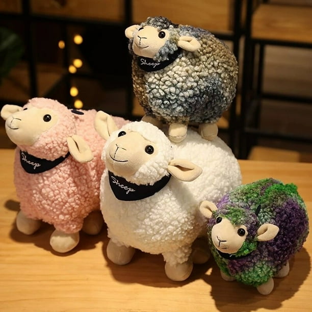 Cute New Rock Sheep Plush Toys Stuffed Animal Lamb Plushie Doll Soft Pillow Baby Kids Girls ...