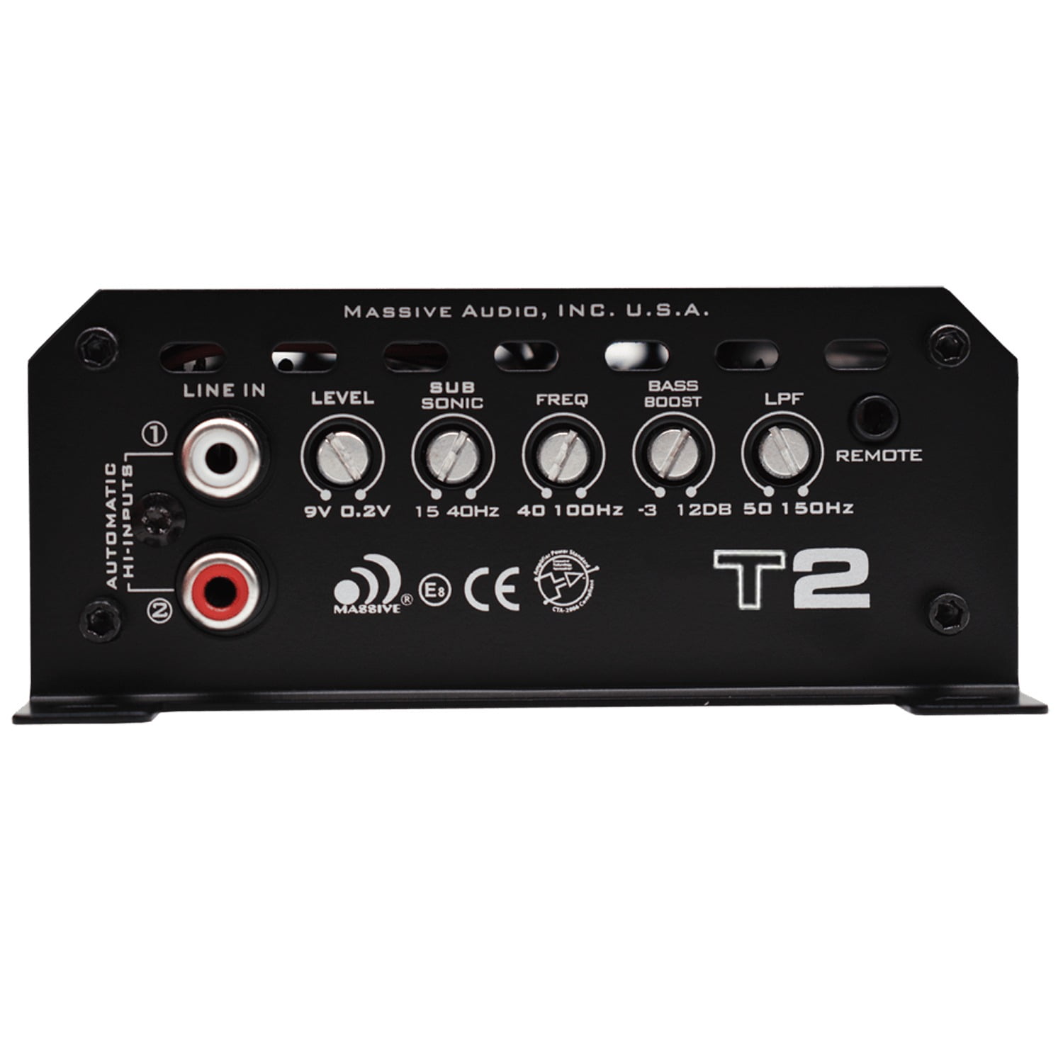 Massive Audio T2 Trident Series Powersports 800-Watt-RMS at 1 Ohm ...