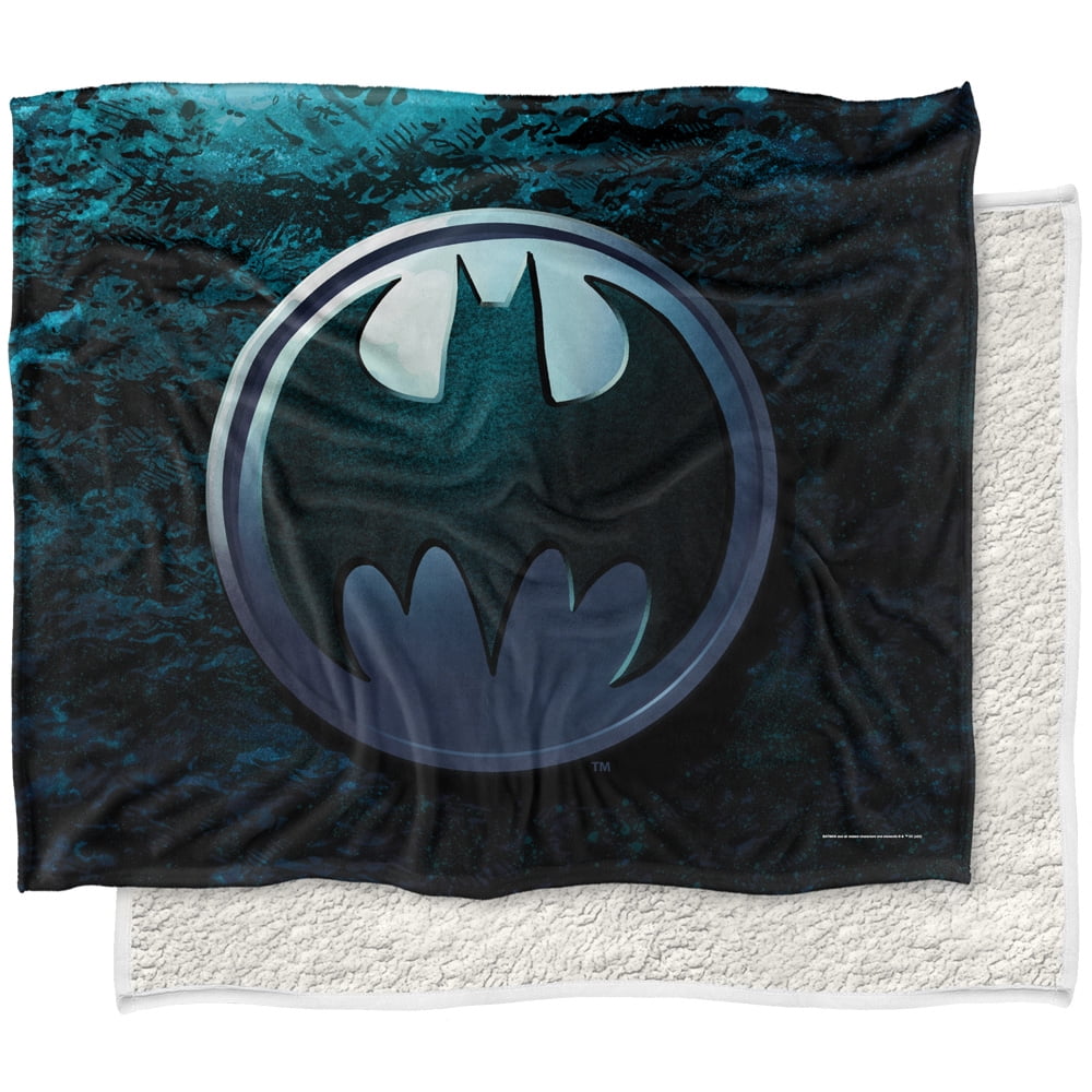 Batman Blanket, 50x60, Batman Batcave Bat Symbol Logo Silky Touch ...