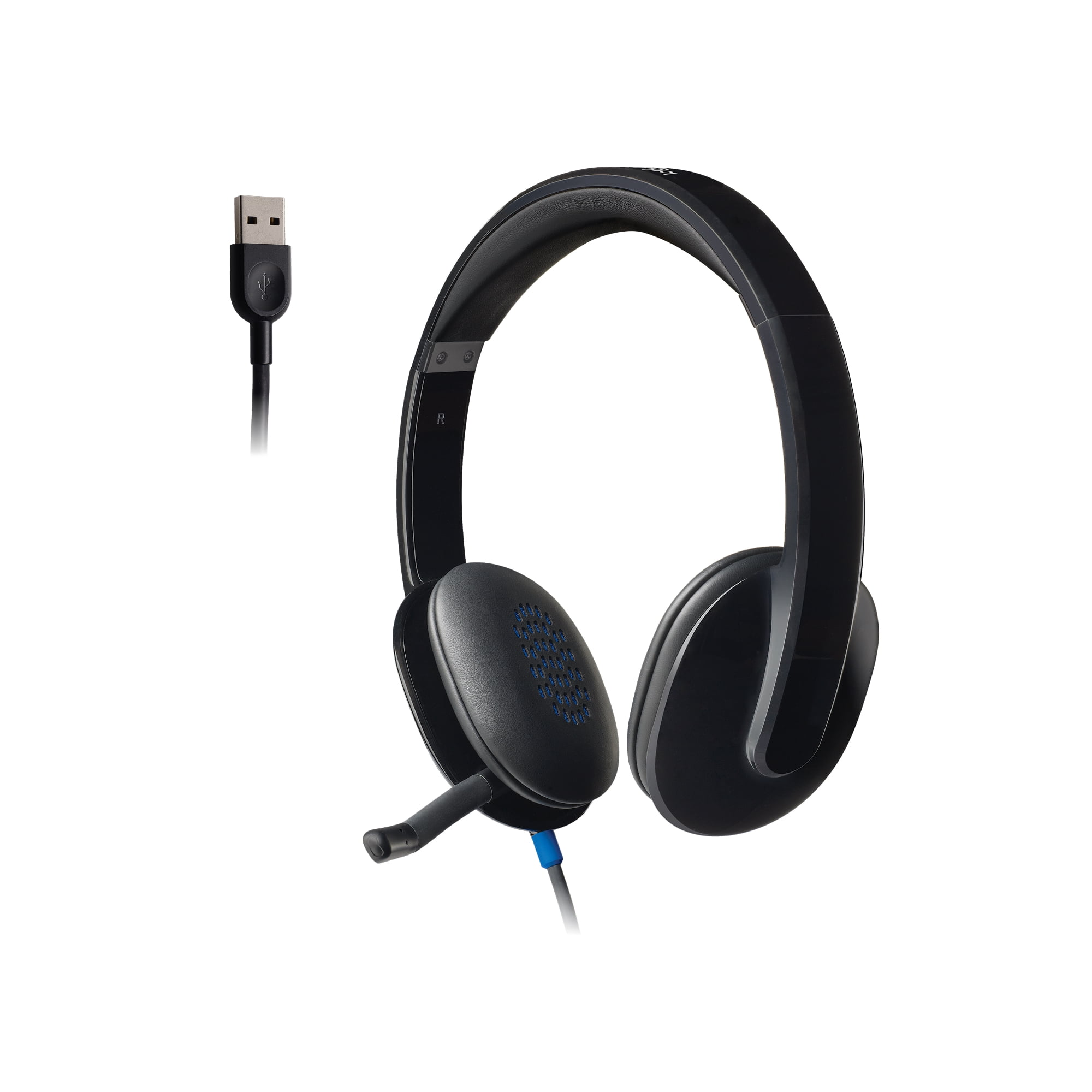 Logitech High-performance USB Headset H540 for Windows and Mac  Skype Certified