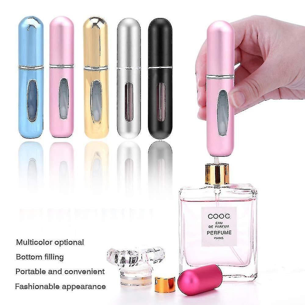 Atomizador de Perfume de 5 uds., 5ml, botellas de Perfume recargables ...