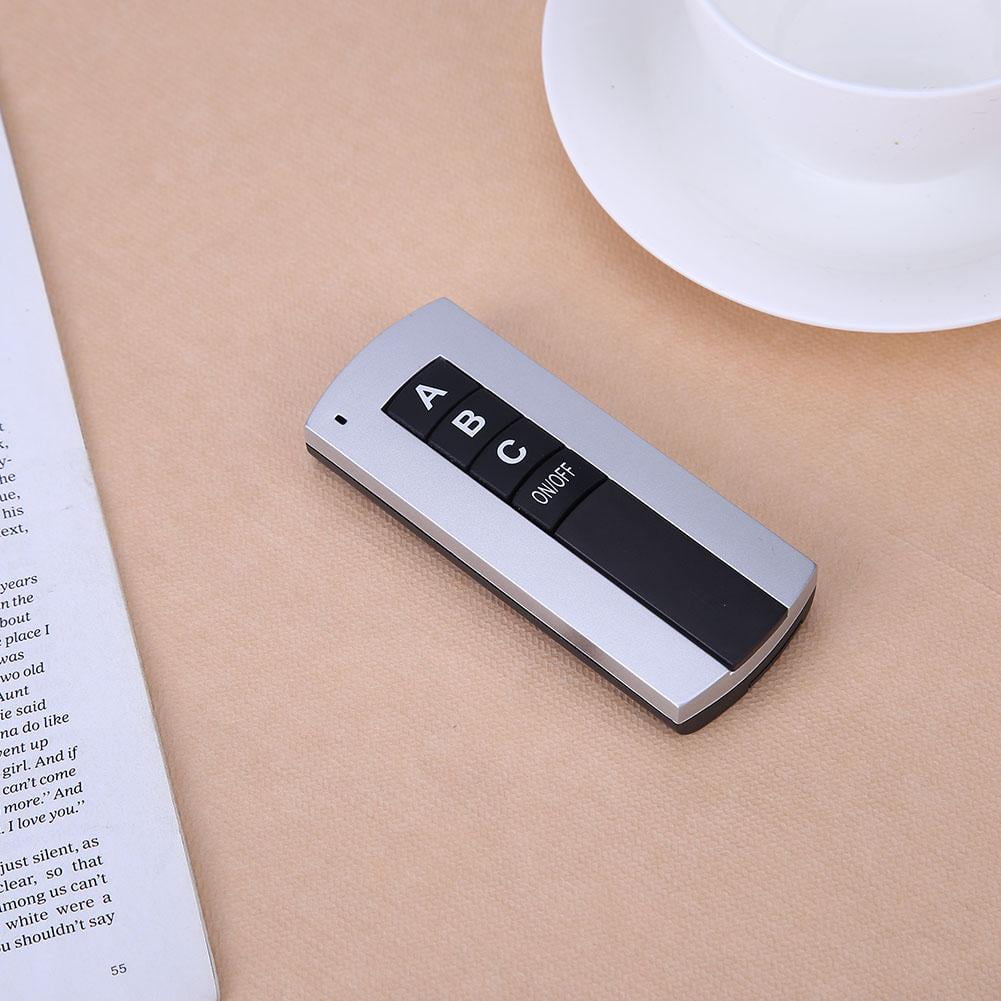 220V 3 Channel Wireless Digital Remote Control Switch for Lamp Light ...