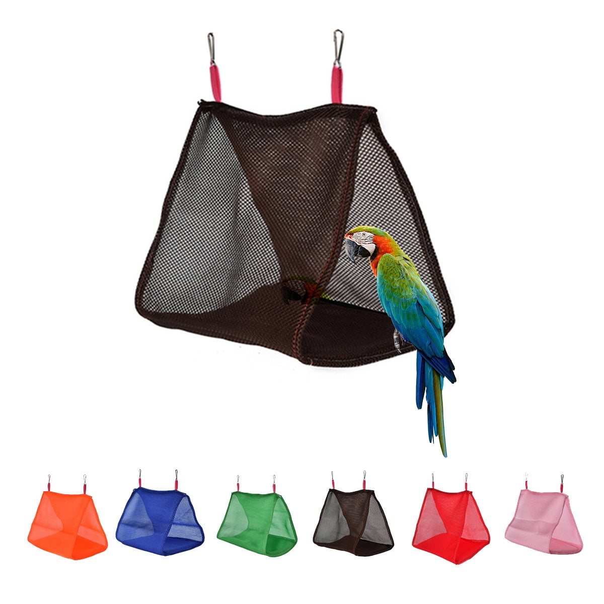 Meidiya Summer Bird Parrot Mesh Hammock,Hanging Triangle Bird Nest ...