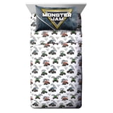 Monster Jam Slash Twin Kids 5 Piece Bedding Set w/ Reversible Comforter ...