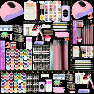 Karlash Professional Acrylic Nail Kit System No MMA Liquid Monomer 8oz ...