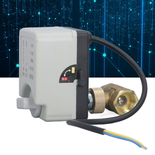 Motorized Ball Valve Manual Automatic 2 Wire 2 Way Normally Closed DN15 ...