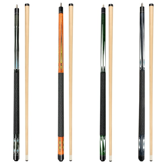 GSE Games & Sports Expert Set of 4 58" 2-Piece Canadian Maple Hardwood ...