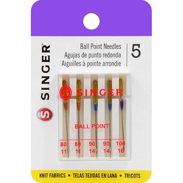 Singer Universal Ball Point Sewing Machine Needles - Walmart.com