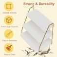 Cupcake Stand, 3-Tier Dessert Stand for 55 Cupcakes, Wood & Metal Tower ...