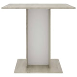 vidaXL Dining Table Kitchen Table Dining Room Dinner Table Engineered ...