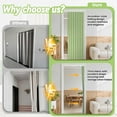 Blackout Accordion Door Curtains with Rods Included, Magnetic Bedroom ...
