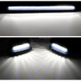 3pc Smoked Lens Full White LED Cab Roof Clearance Light Kit For 2007-14 ...