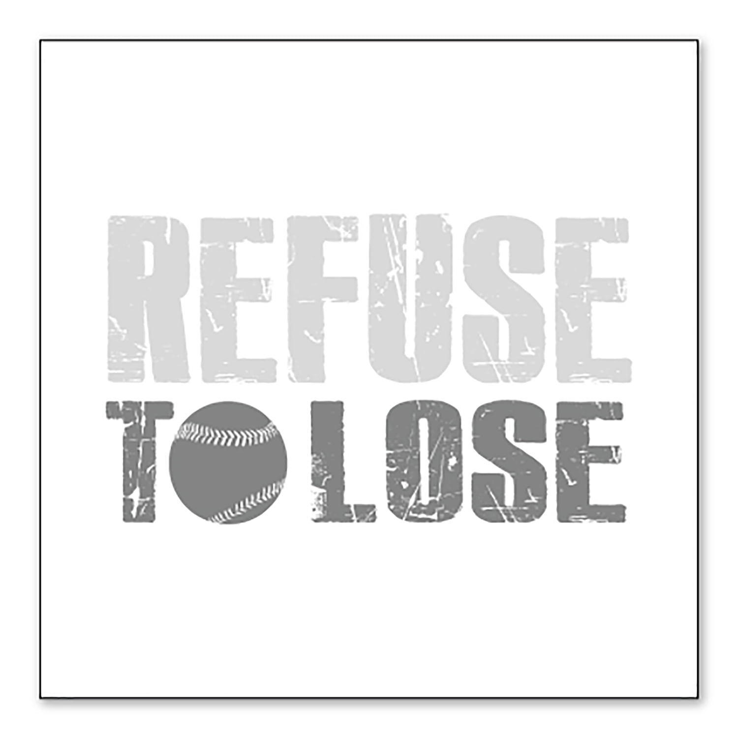 DistinctInk Custom Bumper Sticker - 10" x 10" Decorative Decal - White ...