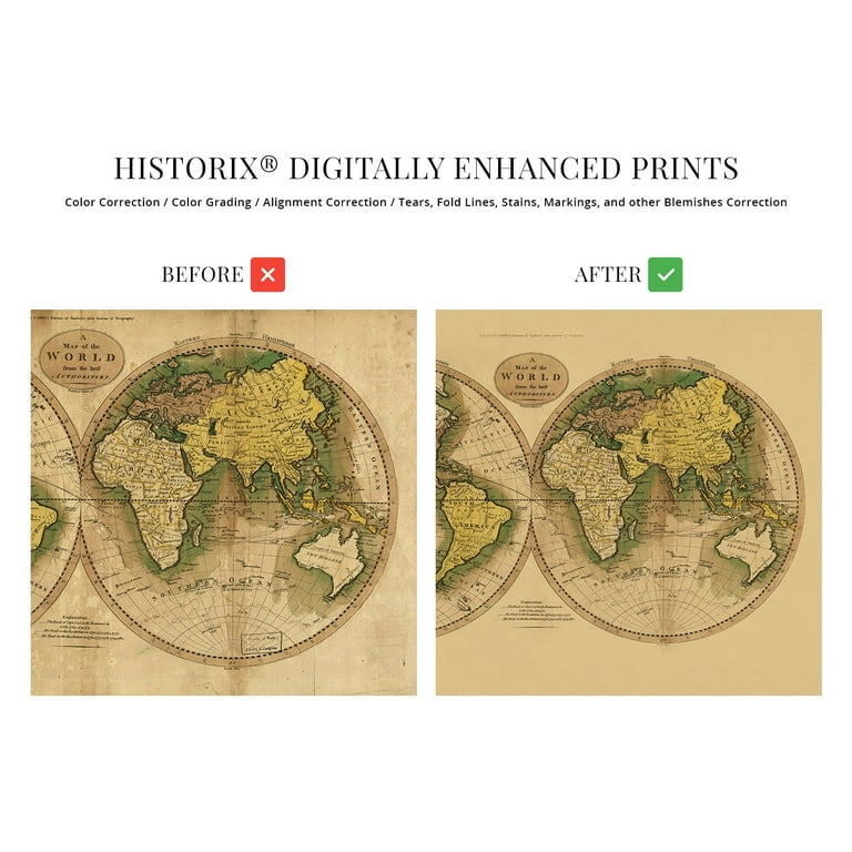 Beautiful World Map Poster