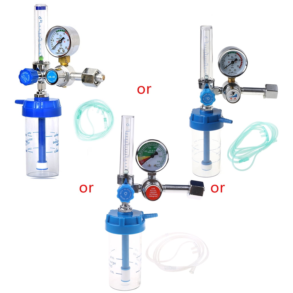 G5/8 Oxygen Flow Meter Absorber Suspension Type Pressure Gauge inhaler ...