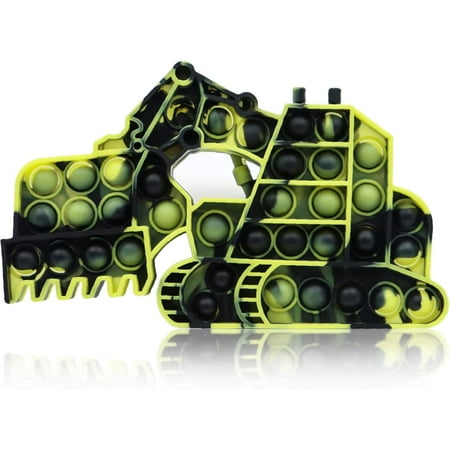 CPDD Push Pop Pop Bubble Fidget Toy, Anxiety Stress Reliever Silicone Excavator Sensory Fidget ...