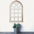 Farmhouse Wooden Wall Window Arch - The Paradise Fields Large Wood ...