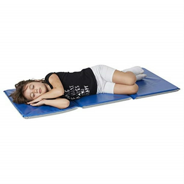 ECR4Kids Value 3-Fold Daycare Rest Mat, Folding Nap Time Mat, 1” Thick ... ECR4Kids Value 3-Fold Daycare Rest Mat, Folding Nap Time Mat, 1” Thick ...