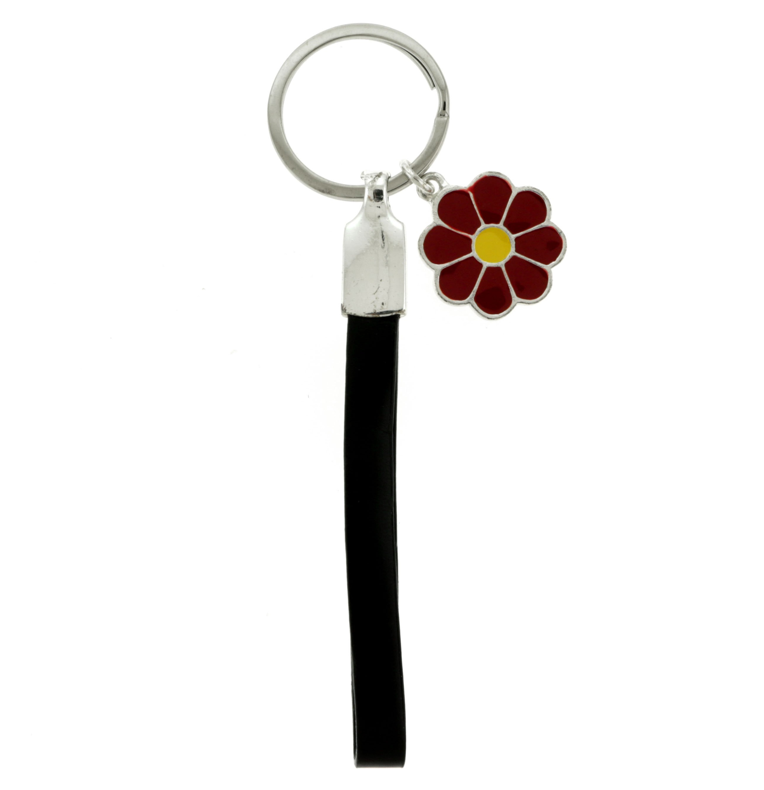 Colorful Flower Key Chain With Wrist Strap KEKC4362 - Walmart.com