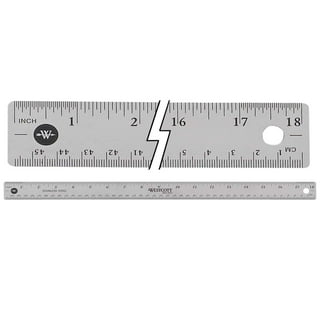 Breman Precision Stainless Steel Ruler, 36-inch Cork Back Ruler ...