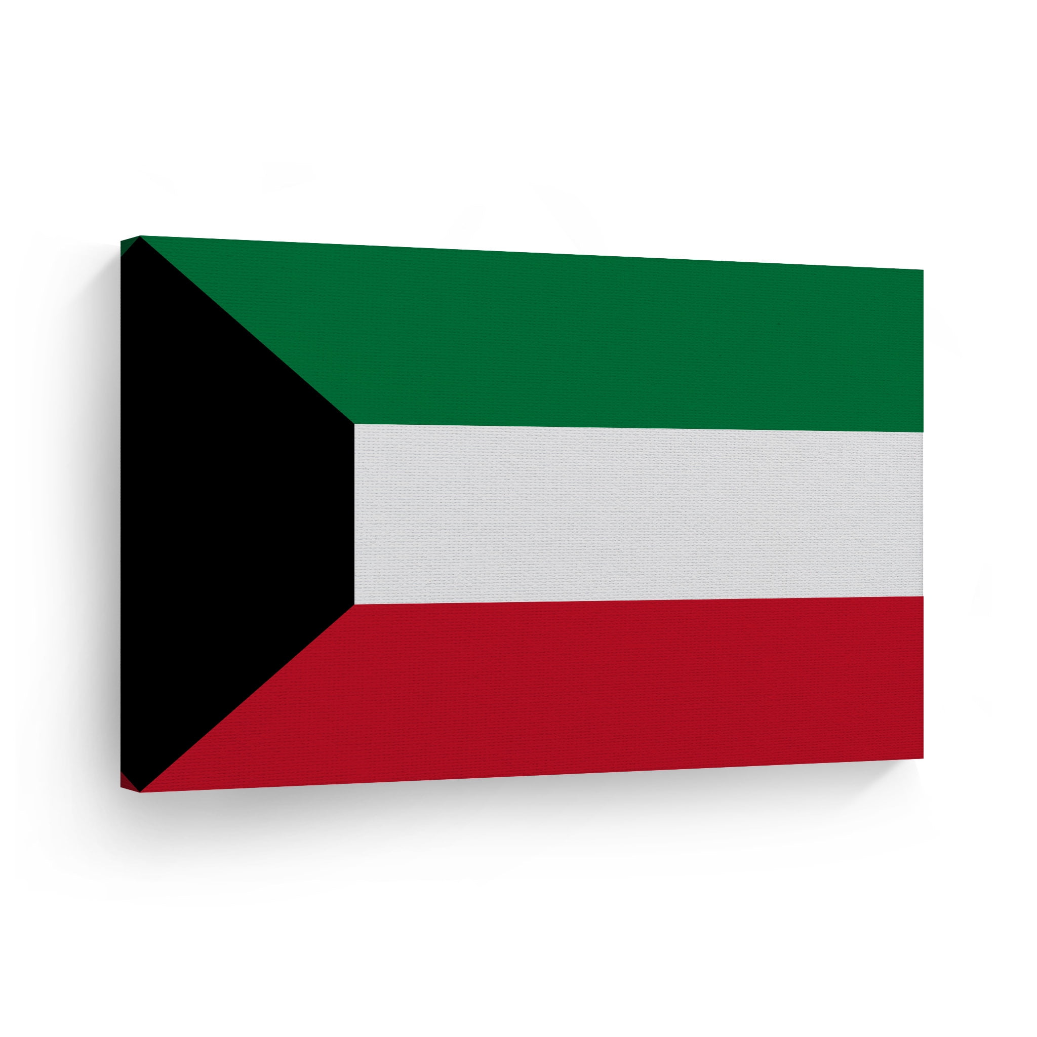 Smile Art Design Kuwait Flag Canvas Wall Art Print Country Flags Office ...