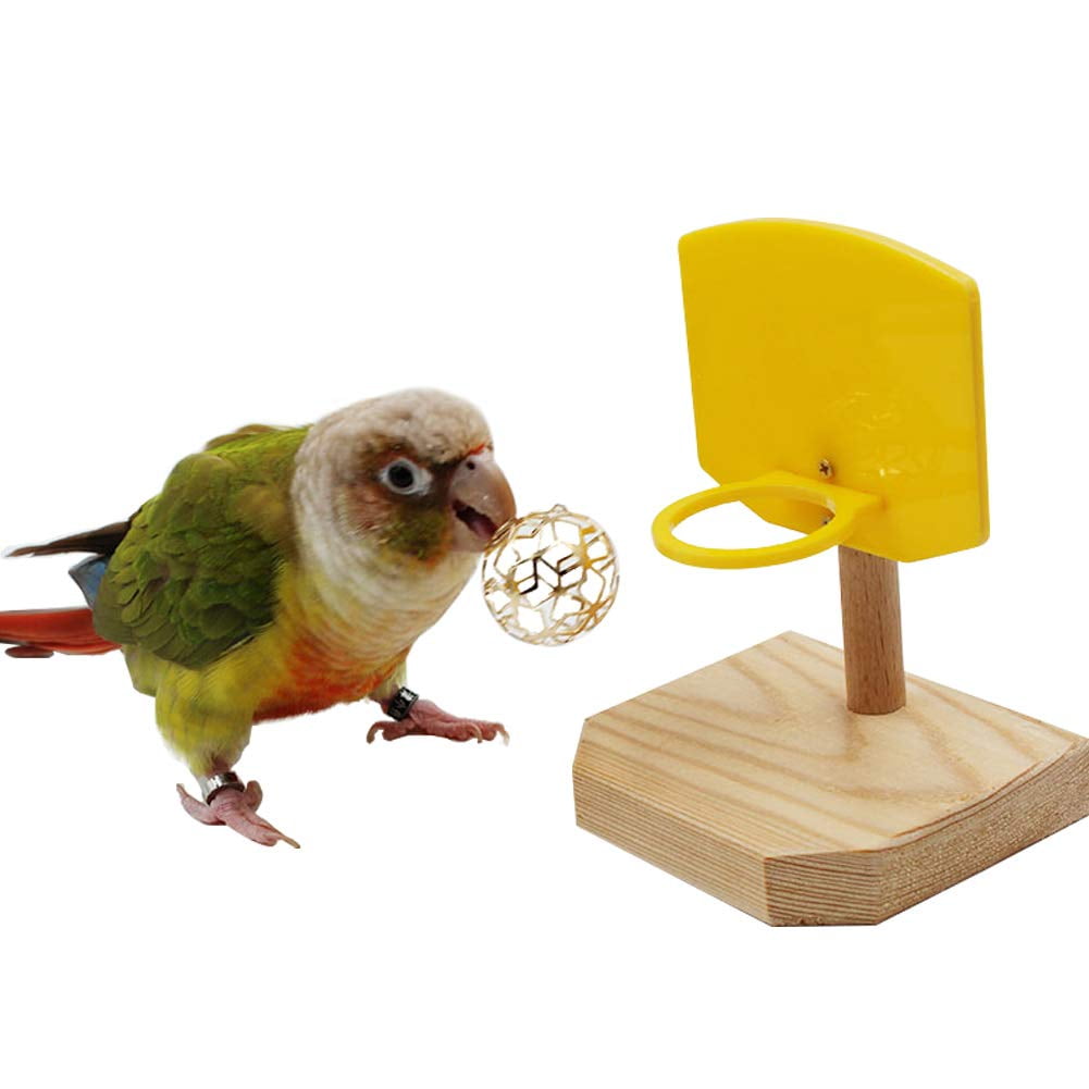QBLEEV Bird Toys, Bird Trick Tabletop Toys, Training Basketball ...