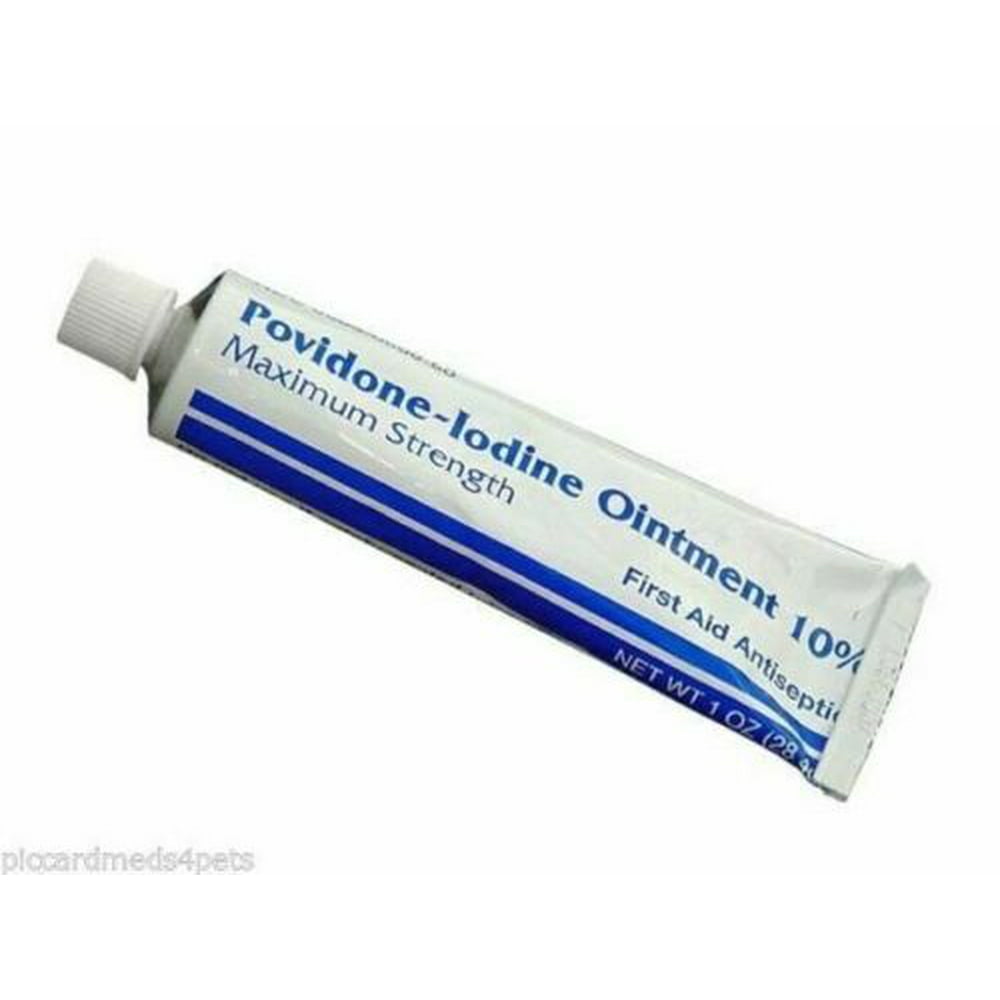 Povidone-Iodine 1 oz Ointment 10% Heals Ulcers on Koi Antiseptic ...