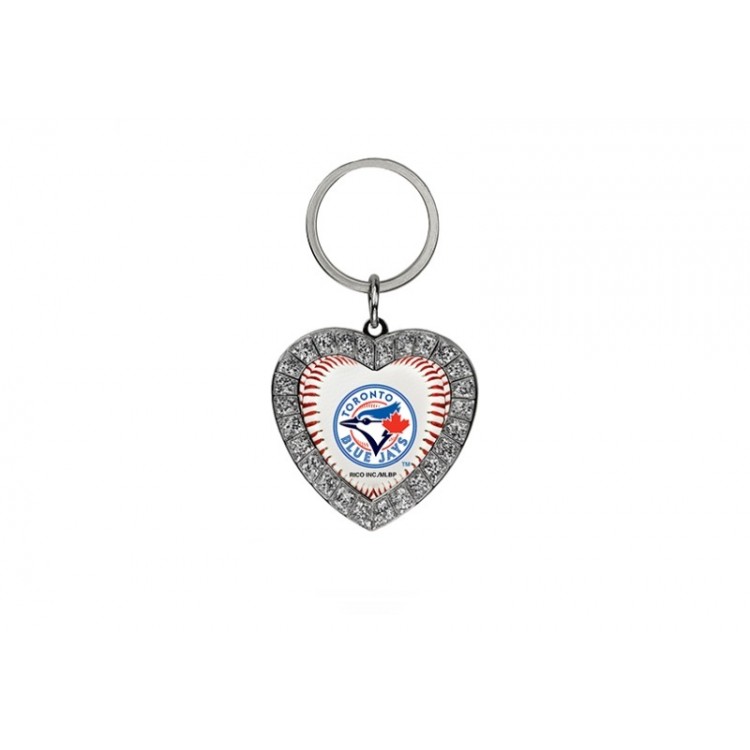 Toronto Blue Jays Bling Rhinestone Heart Key Chain | Walmart Canada