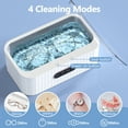 JUUTREN Ultrasonic Jewelry Cleaner, 400ML, 47kHz Vibration, 4 Timer ...