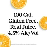 NUTRL Orange Vodka Seltzer, 4 pack 12 fl oz Aluminum Cans, 4.5% ABV - Walmart.com