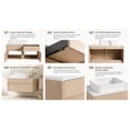 32 Inch Wall-Mounted Bathroom Vanity with Ceramic Art Basin, and PVC ...