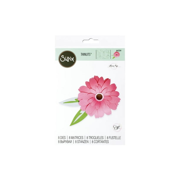 Sizzix Dies Olivia Rose Thinlits Gerbera Flower - Walmart.com