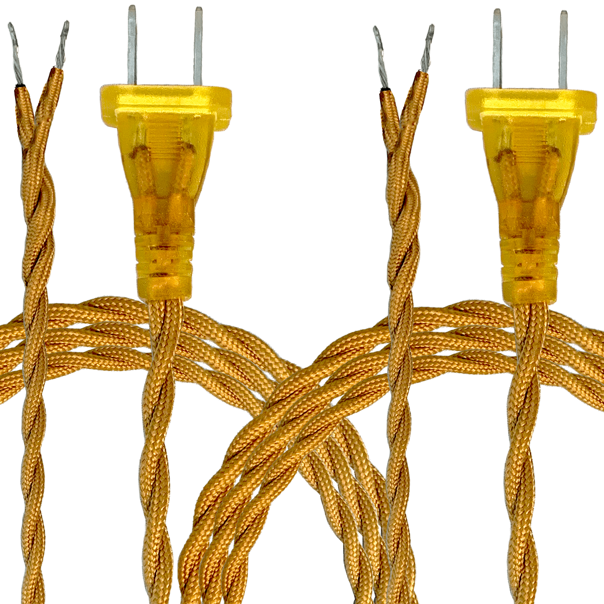 Royal Designs, Inc. Twisted Rayon Lamp Cord, Molded 2-Prong Plug, DIY ...