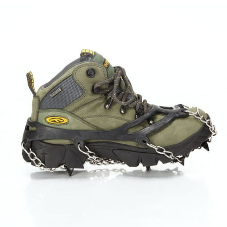 Snow Grippers for Shoes Ice Creepers Ice Traction Cleats Easy Over Anti ...