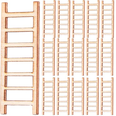 Banks Outdoors 12ft Metal Step Ladder, Mountable to Any Homemade Wooden ...