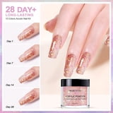 Morovan 12 Colors Acrylic Powder Set Glitter Professional Polymer ...