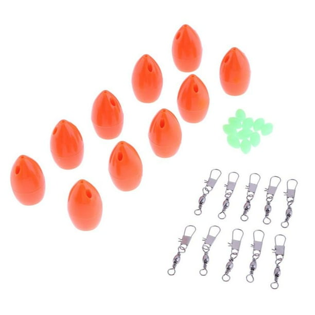 10 Pieces Floating Bombarda Trout Pose Float Swivels for Fly ...