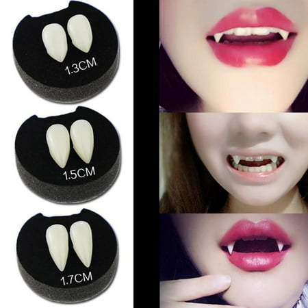 13/15/17mm Vampire Teeth Fangs Dentures Props Halloween Costume Props ...