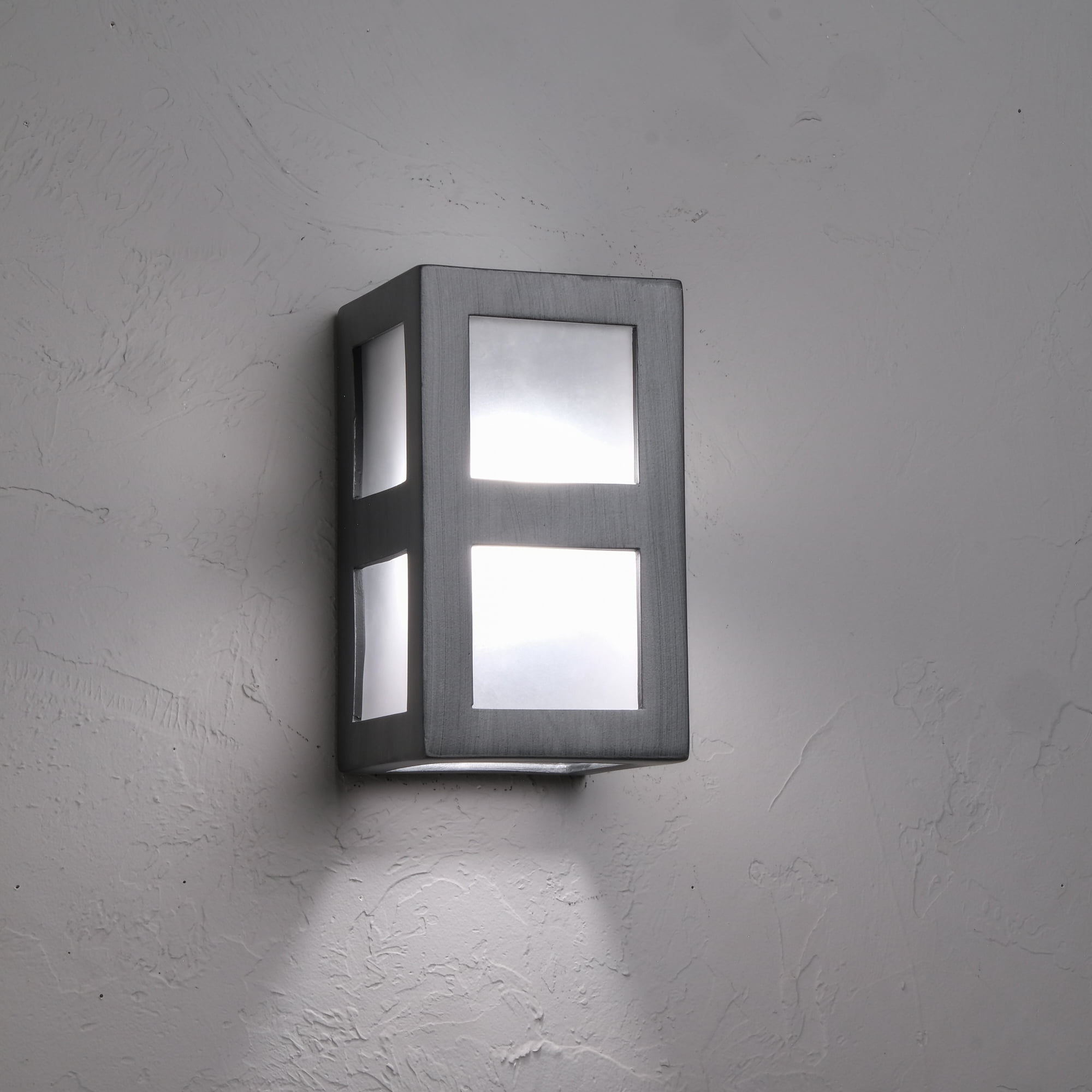 Luxury Lighting Varien Bay 9.5" High Ceramic Outdoor Wall Light, Rubbed ...