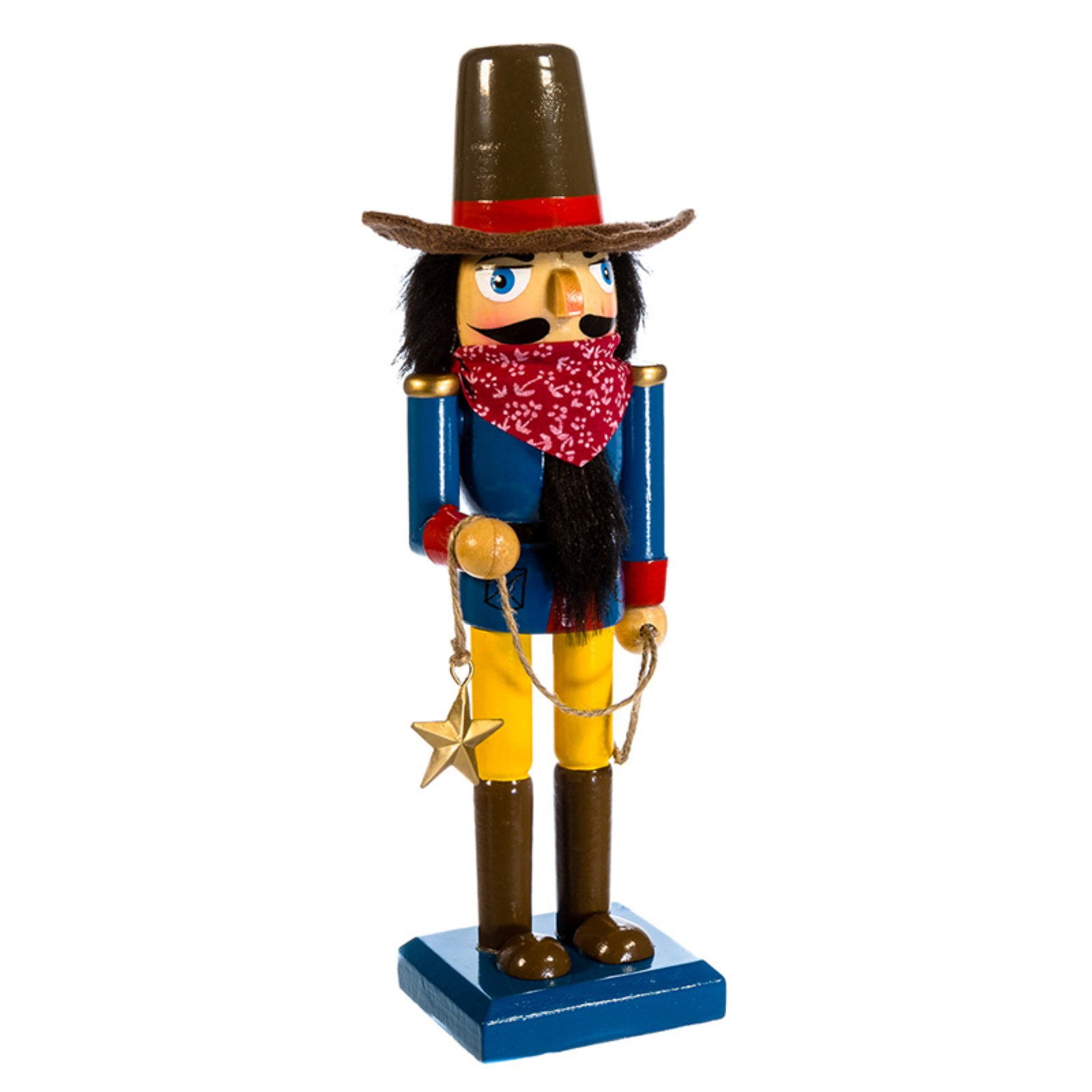 Kurt Adler 10-Inch Wooden Cowboy Nutcracker - Walmart.com - Walmart.com