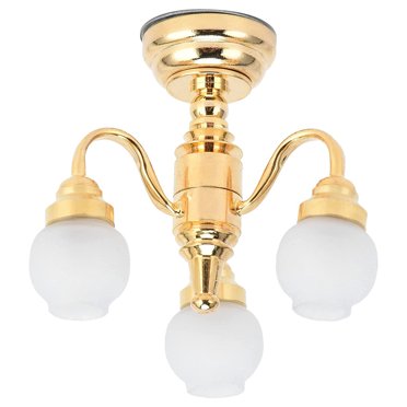 Model Chandelier Miniature Hanging Lights Tiny Lamp Ornament Decor Toy ...
