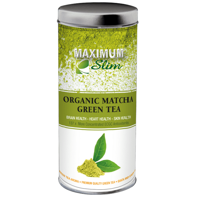 Maximum Slim Organic Matcha Super Green Tea Latte - Premium Grade (15 ...
