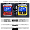 DXL360 Level Instrument Digital Display Angle Protractor High-precision ...