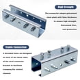 FUGee-1 PCS Strut Channel Connector Extend Bracket, U Shaped Splice ...