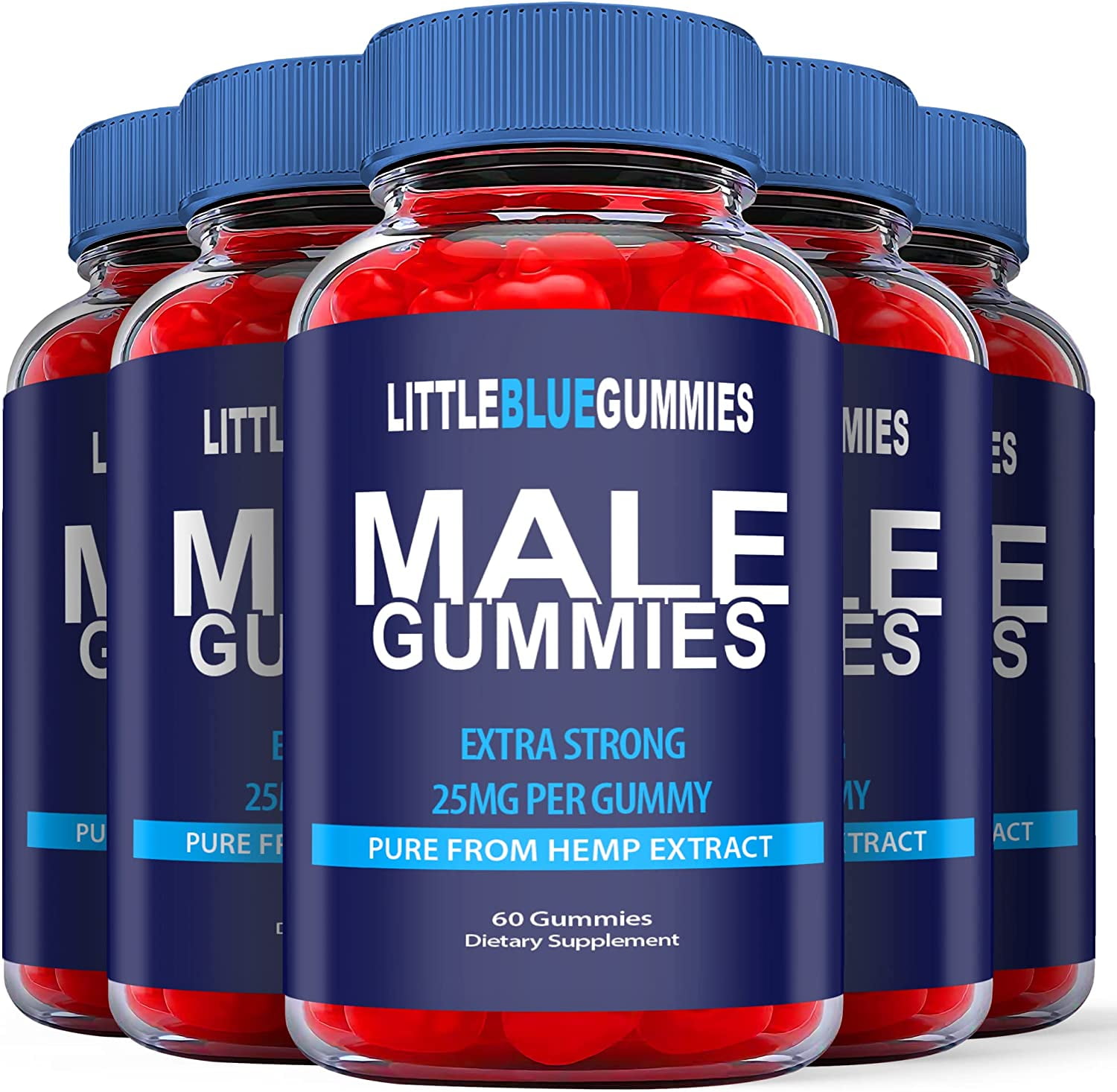 (5 Pack) Little Blue Gummies - 300 Gummies - Walmart.com