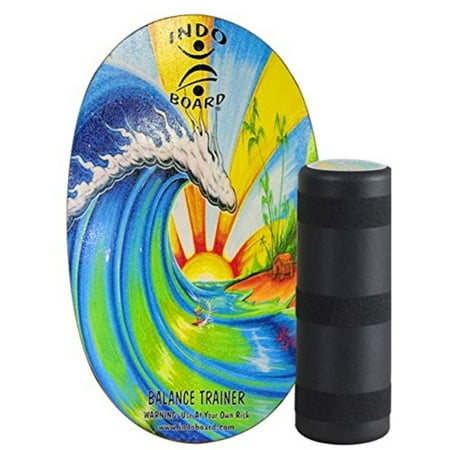 INDO BOARD Original Balance Board with 6.5 Roller And 30 X 18 Non-Slip ...