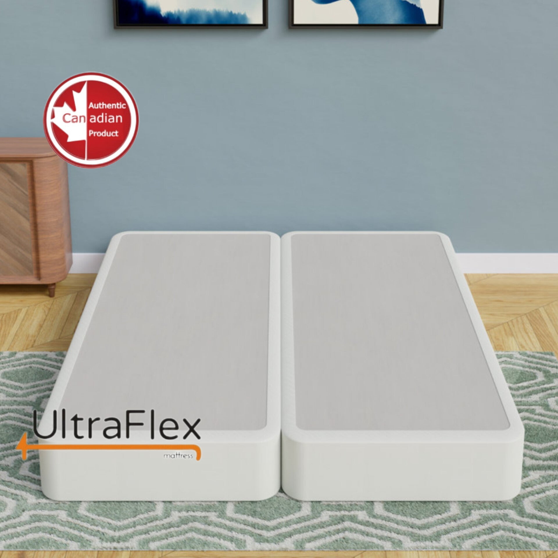 UltraFlex Premium Wood Boxspring Foundation (Base) For Mattress Support ...