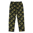 Batman Men's Adult Lounge Pajama Bottoms - Black Sleep Pants for ...