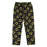Batman Men's Adult Lounge Pajama Bottoms - Black Sleep Pants for ...